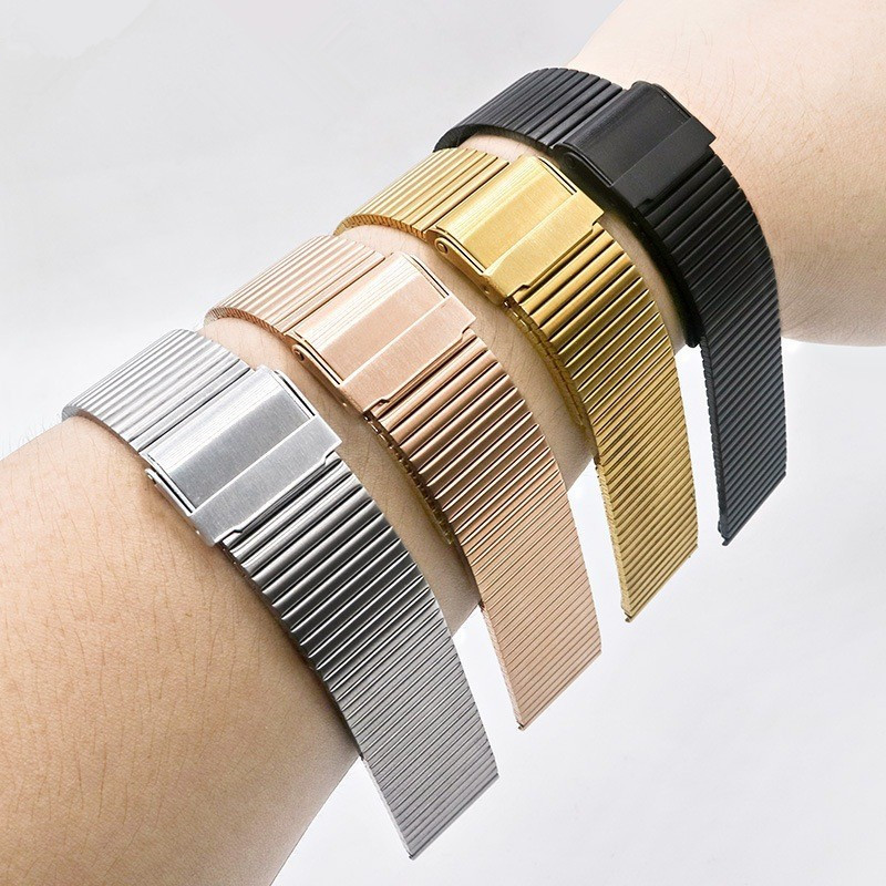 Solid steel watch strap - JMK